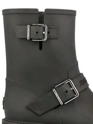 JIMMY CHOO Buckled Biker Boots