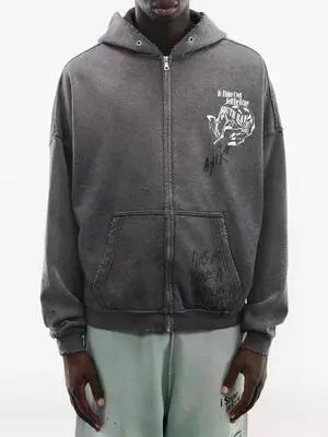 PALY Distressed Graphic Hoodie