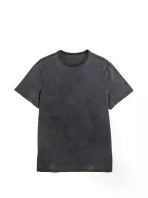 CIARAN Washed-effect Wave Print T-shirt
