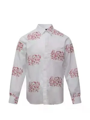 Simone Rocha Embroidered Long-sleeve Shirt
