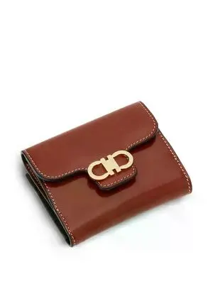 FERRAGAMO Gancini Wallet - Brown