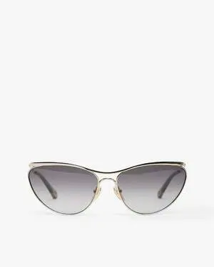Chloé Uma Cat Eye Sunglasses - Gold