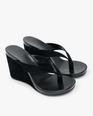 Phoebe Philo Round Wedge Sandals