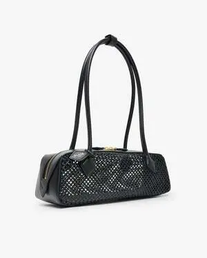 Alaïa Le Teckel Medium Leather Bag - Black
