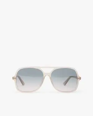 Chloé Judy Aviator Sunglasses - Beige