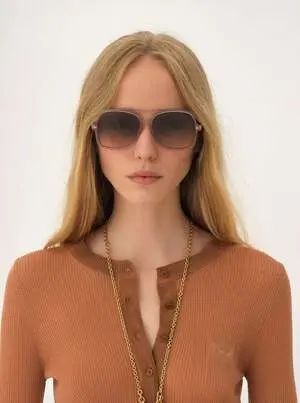 Chloé Judy Aviator Sunglasses