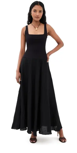 Johanna Ortiz Square Neck Day Dresses