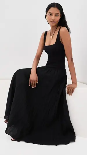 Johanna Ortiz Mariner Maxi Dress - Black