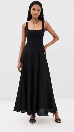 Johanna Ortiz Mariner Maxi Dress - Black