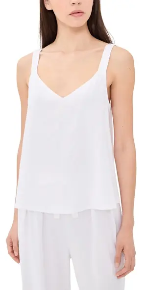 Eberjey Linen Blend V-neck Cami