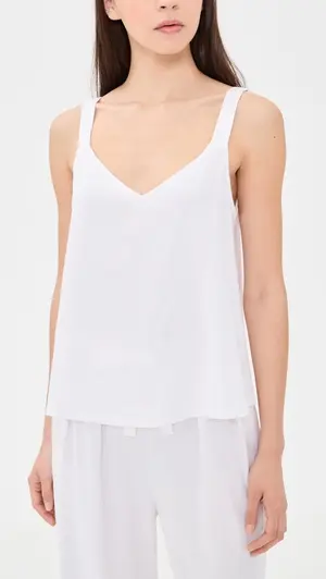 Eberjey Linen Blend V-neck Cami