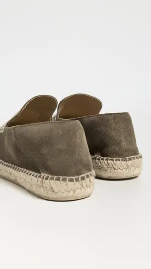 Manebí Suede Traveler Espadrilles - Forest