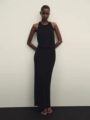 REFORMATION Bennett Knit Maxi Dress