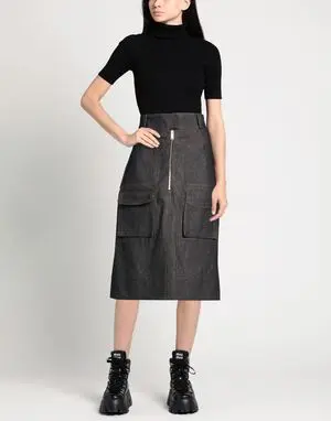Maison Kitsuné Cotton Denim Skirt