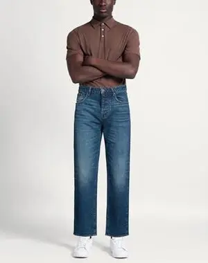 Armani Exchange Tapered Jeans In Cotton And Lyocell Blend