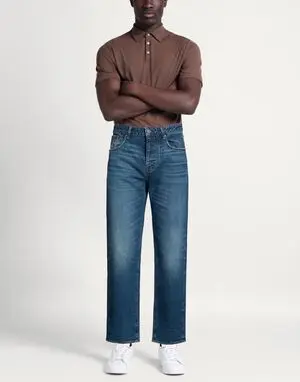 Armani Exchange Tapered Jeans In Cotton And Lyocell Blend