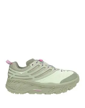 HOKA® Leather & Textile Fiber Sneakers - Light Green