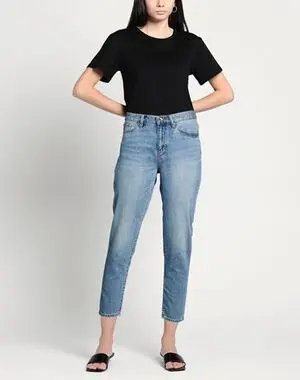 Armani Exchange Tapered Jeans In Cotton And Hemp Blend
