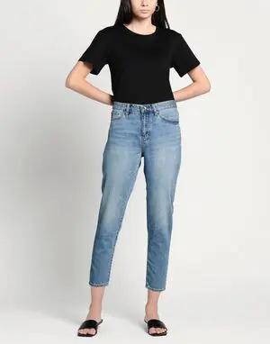 Armani Exchange Tapered Jeans In Cotton And Hemp Blend