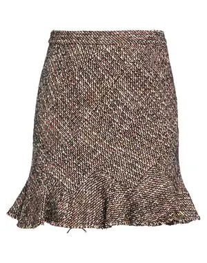 Theory Flared Tweed Mini Skirt