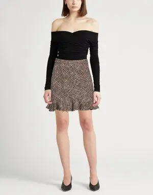 Theory Flared Tweed Mini Skirt