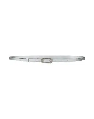 EERA Skinny Metallic Leather Belt