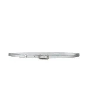 EERA Skinny Metallic Leather Belt