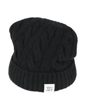 Peuterey Wool Beanie Hat - Black