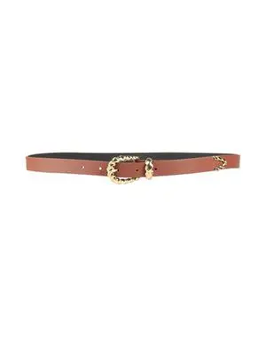 Federica Tosi Leather Belt With Buckle Fastening - Brown