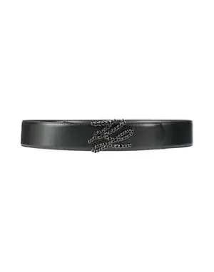 Karl Lagerfeld Wide Belt With Crystal Embellishments
