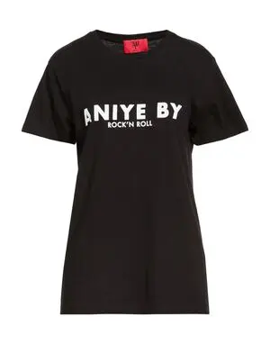 ANIYE BY Logo Cotton T-shirt - Black