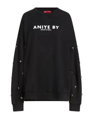 ANIYE BY Crewneck Sweatshirt With Stud Embellishments