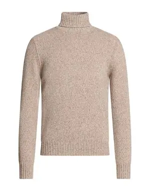 MASQ Merino Wool Turtleneck - Beige