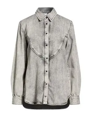 Pinko Cotton Lyocell Denim Shirt