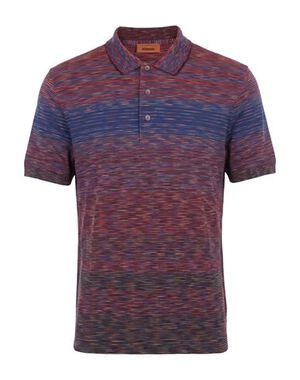 Missoni Polo Shirt Size Cotton - Navy