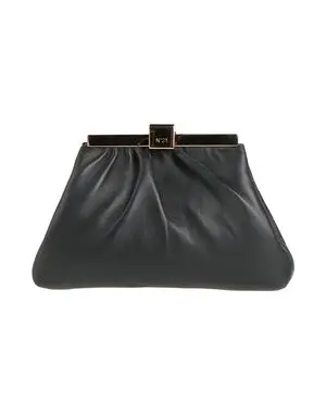 N°21 Leather Gathered Clutch
