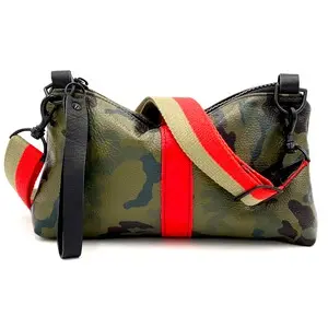 LYNN TALLERICO Nancy Camo Crossbody Bag - Green