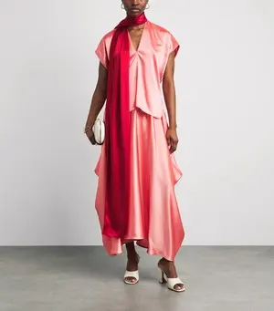 ROKSANDA Satin Amari Midi Skirt