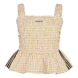 Adidas Plaid Vest - Yellow