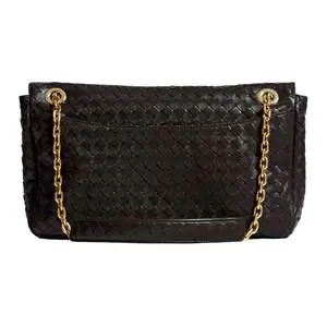 Bottega Veneta Madison Woven Lambskin Shoulder Bag