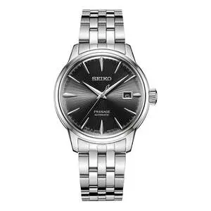 SEIKO Series Mechanical Waterproof Watch - Black