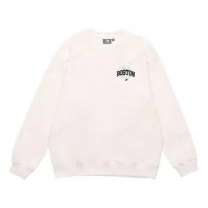 NEW BALANCE Logo Sweatshirt - White/black