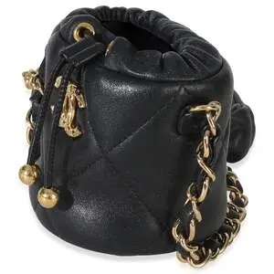 Chanel Quilted Lambskin Micro Bucket Bag