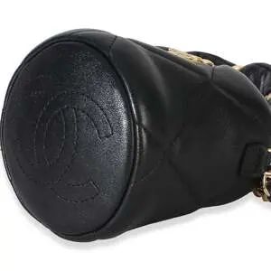 Chanel Quilted Lambskin Micro Bucket Bag