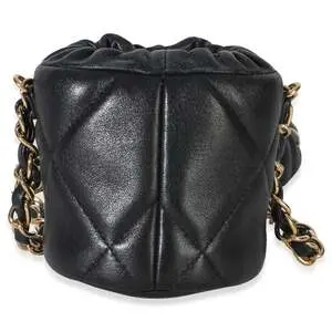 Chanel Quilted Lambskin Micro Bucket Bag
