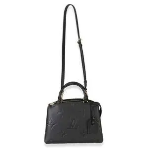 LOUIS VUITTON Monogram Giant Empreinte Petit Palais - Black