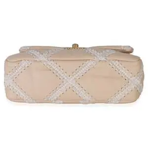 Chanel Calfskin Crochet 19 Flap Bag