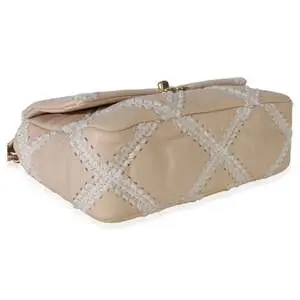 Chanel Calfskin Crochet 19 Flap Bag