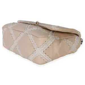 Chanel Calfskin Crochet 19 Flap Bag