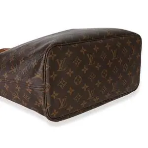 LOUIS VUITTON Neverfull Mm Monogram Canvas Shoulder Bag - Brown